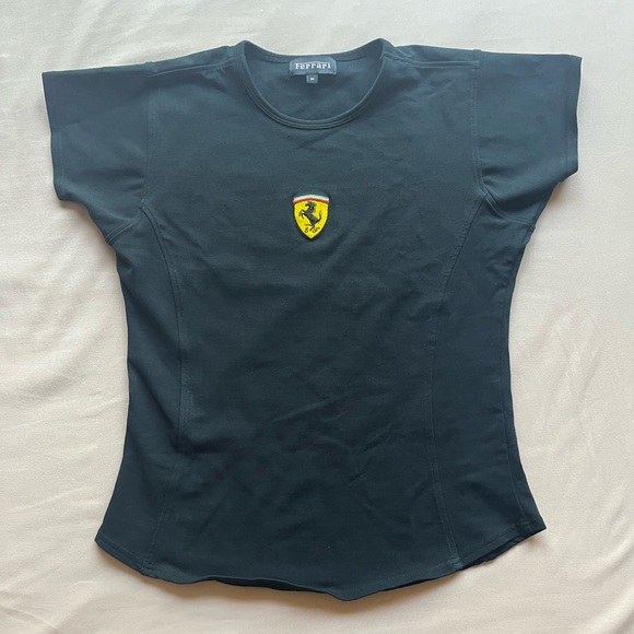 Ferrari | Tops | Vintage Ferrari Logo Tee Shirt | Poshmark
